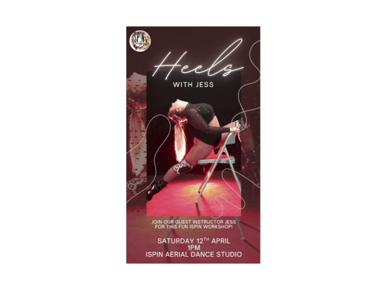 Heels with Jess Workshop! - iSpin Aerial Dance